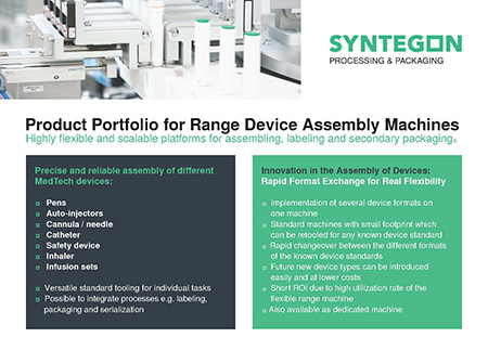 Assembly, labeling, packaging and handling machines » Syntegon