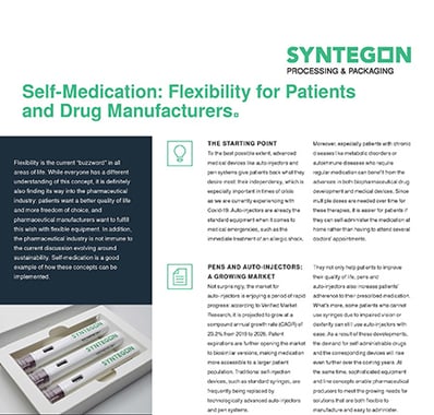 Medical device assembly, labeling, handling & packaging » Syntegon